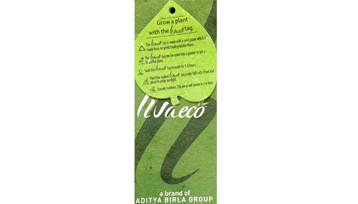 LIVA promotes sustainability through Livaeco plantable garment tag