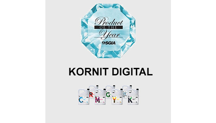 Kornit Robusto Inks grabs SGIA Product of The Year Award