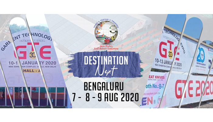 GTE Bengaluru 2020 – South India’s largest garment machinery show announced