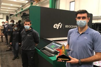 The EFI Reggiani BOLT Textile Printer Receives the InterTech Technology Award