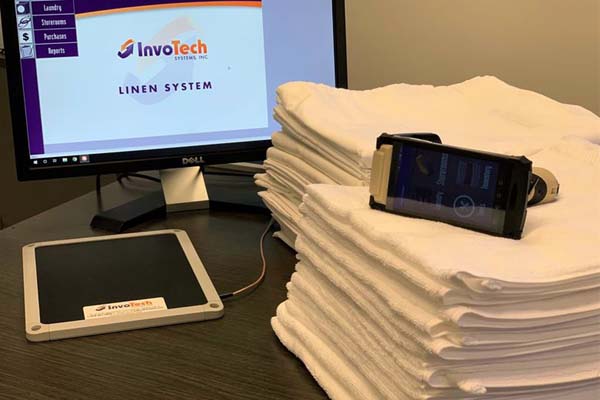 UHF-RFID system for uniform inventory management by InvoTech