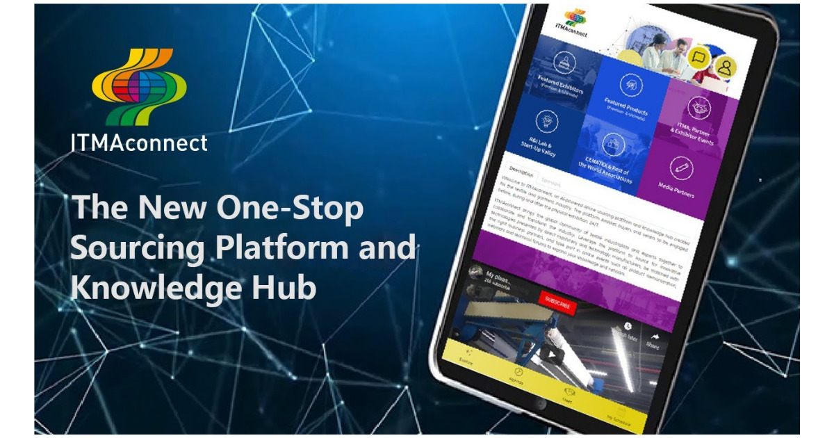 ITMA has created a digital platform for event attendees