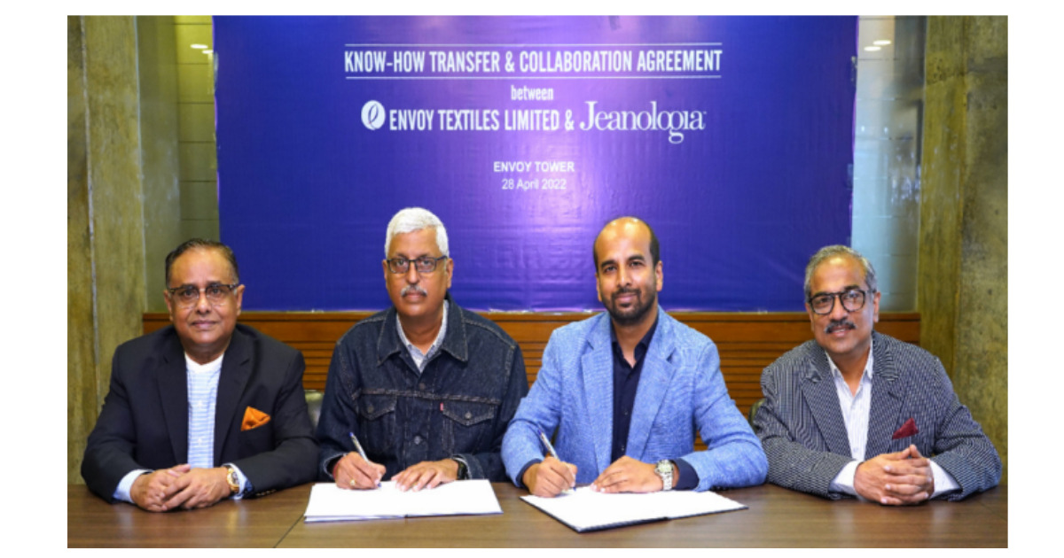 Envoy Textiles Ltd will collaborate with Jeanologia to establish "ECO-LAB"