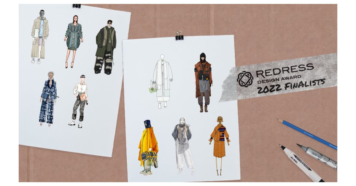 The ten finalists for the Redress Design Award 2022