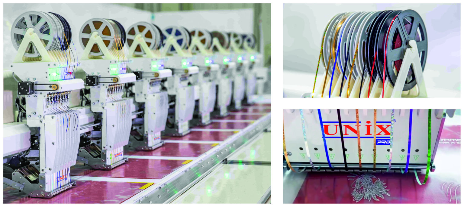 New Sehifli Embroidery and Hot Fix Spangle Machine from Unix Stitchmachines