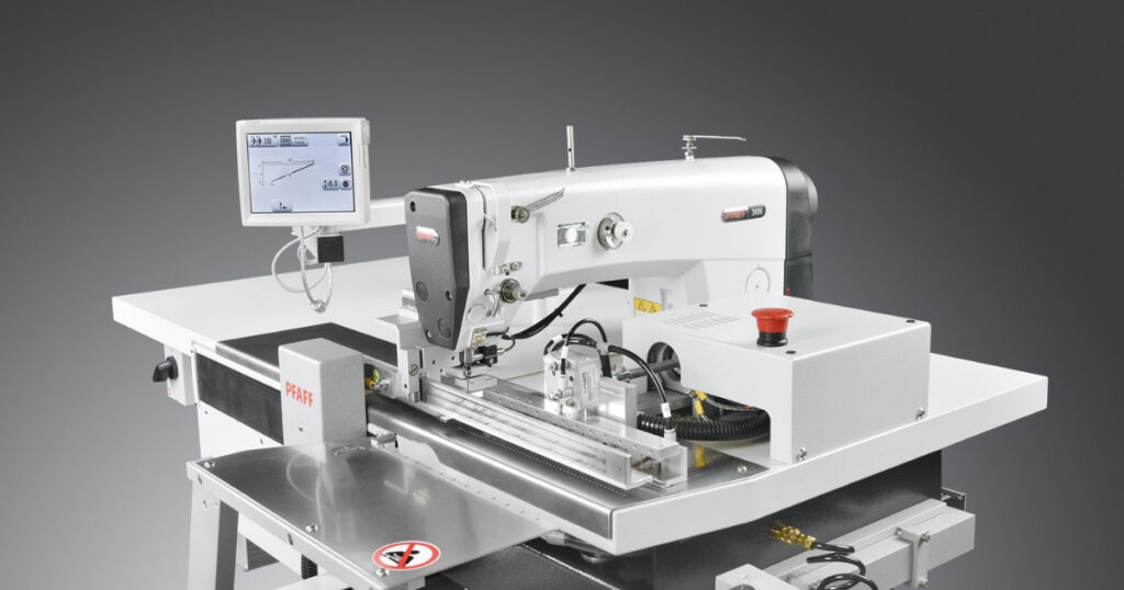 Perfect darts and waistband pleats with PFAFF´s new CNC sewing unit