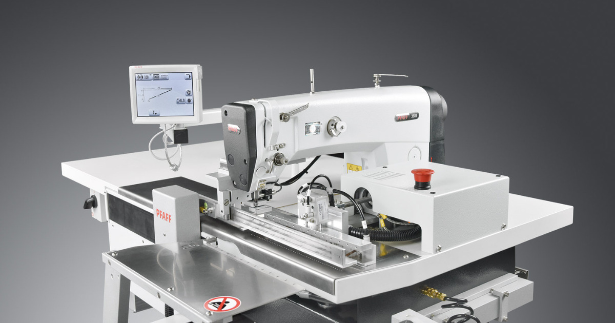Perfect darts and waistband pleats with PFAFF´s new CNC sewing unit