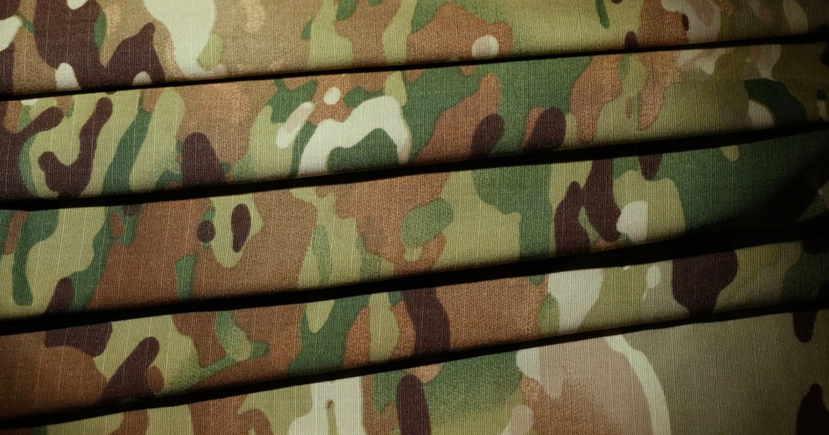Stretch military ripstop fabric for protection and comfort in the field