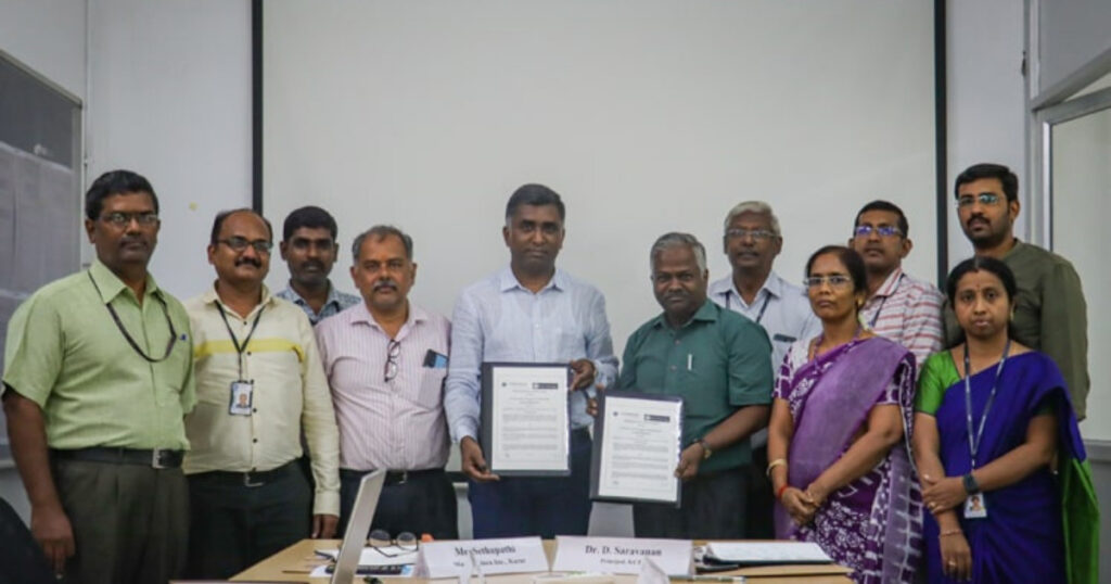 Two MoUs are signed by Kumaraguru College of Technology