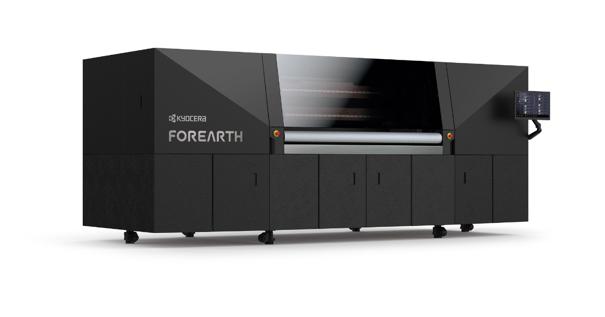KYOCERA announces FOREARTH, a new sustainable inkjet textile printer