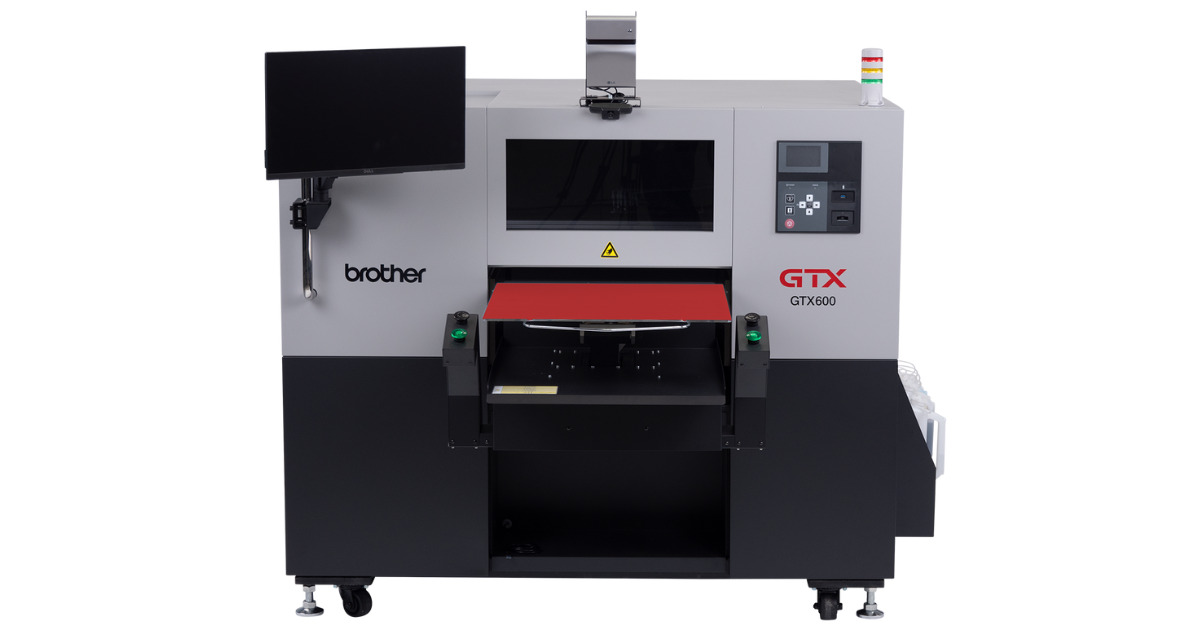 Brother GTX600 direct-to-garment printer with new colours