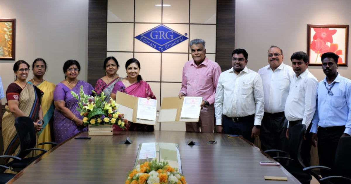 AMHSSC and PSGR Krishnammal College for Women, signed an MoU to establish a State-of-the-Art ...