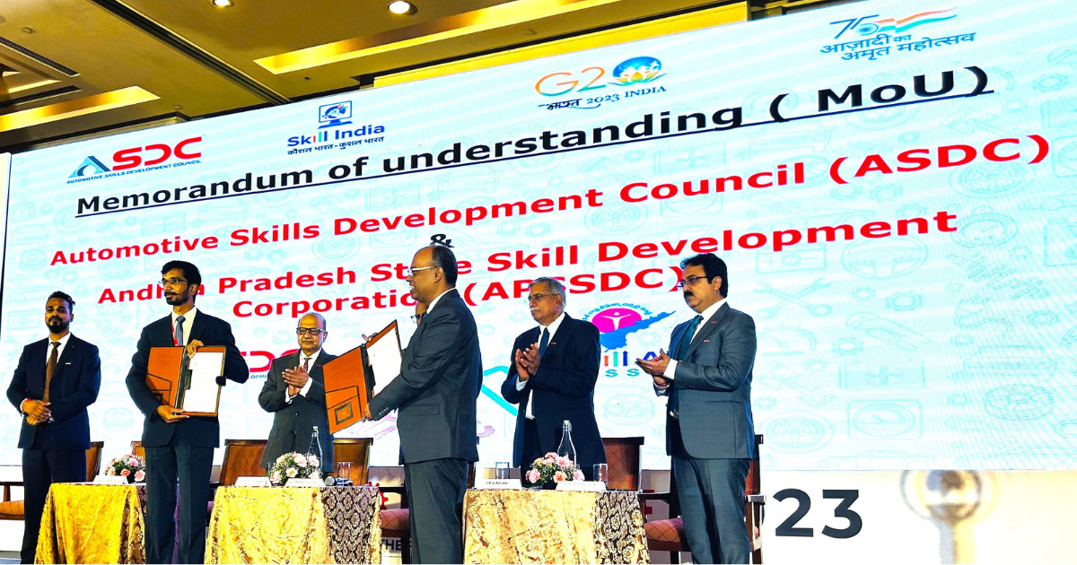 ASDC and Andhra Pradesh SSDC collaborate for placement-oriented skill training - Apparel Views