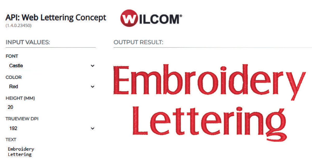 Decorating Garments with Embroidery Web API calls