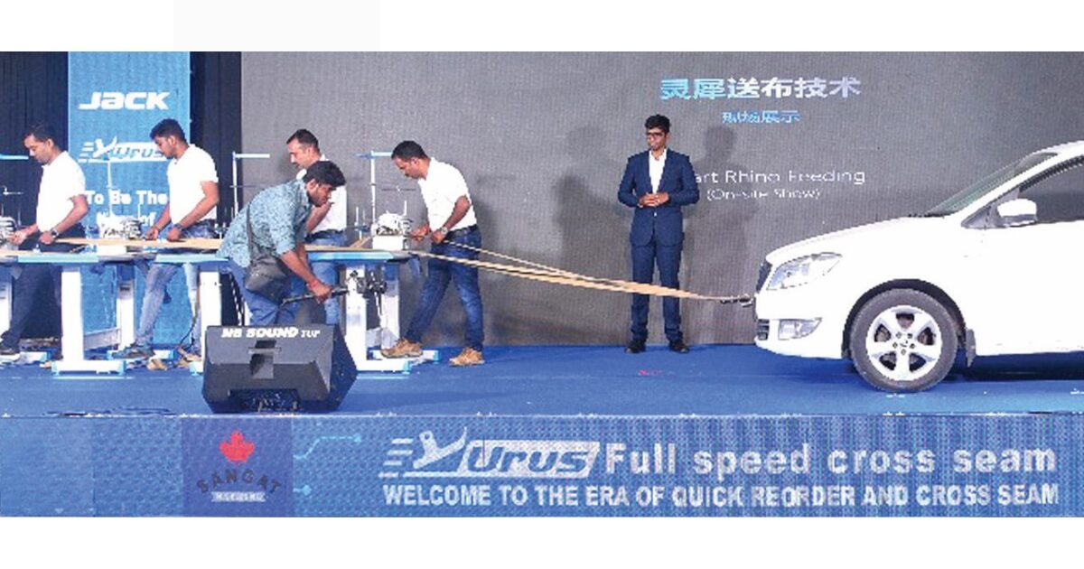 The New Jack “URUS” Intelligent Overlock Machine launched in Tirupur