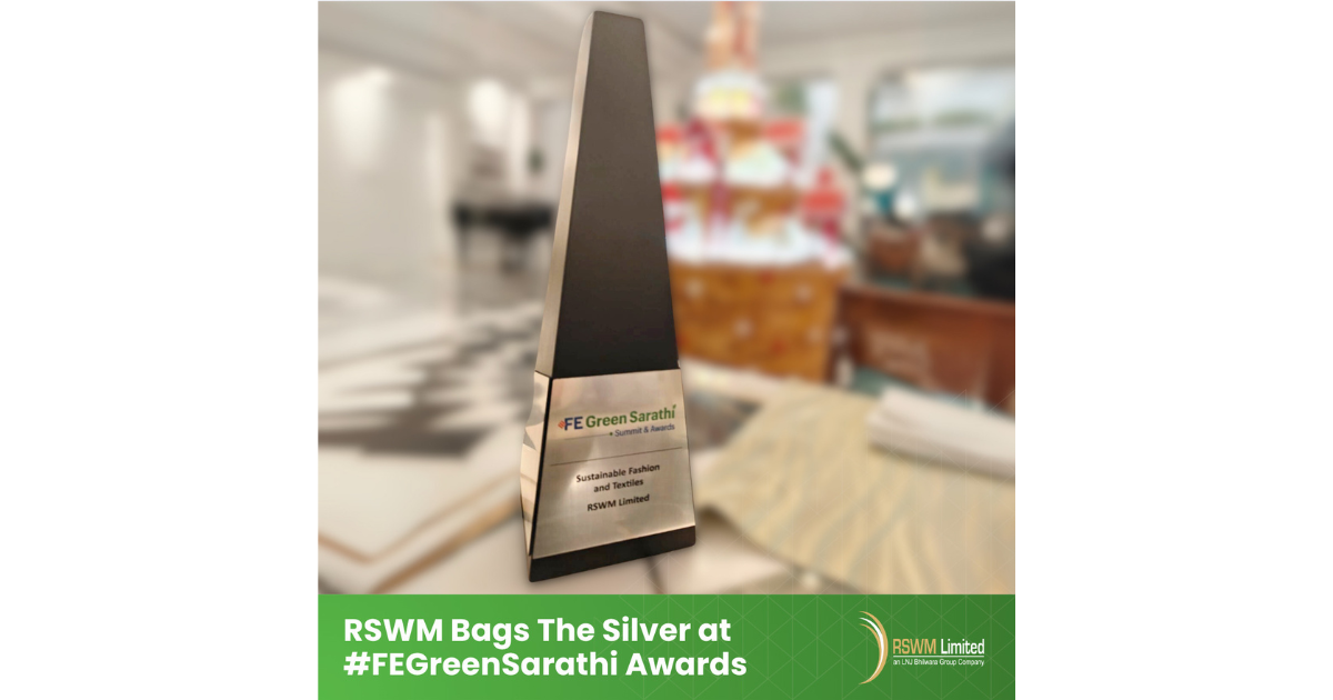 RSWM Ltd Wins Silver at the Financial Express Green Sarathi Awards for ...