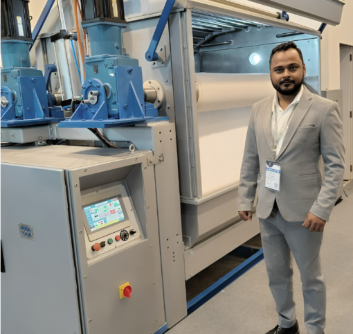 Automation for apparel manufacturing by Ample Garment Machinery