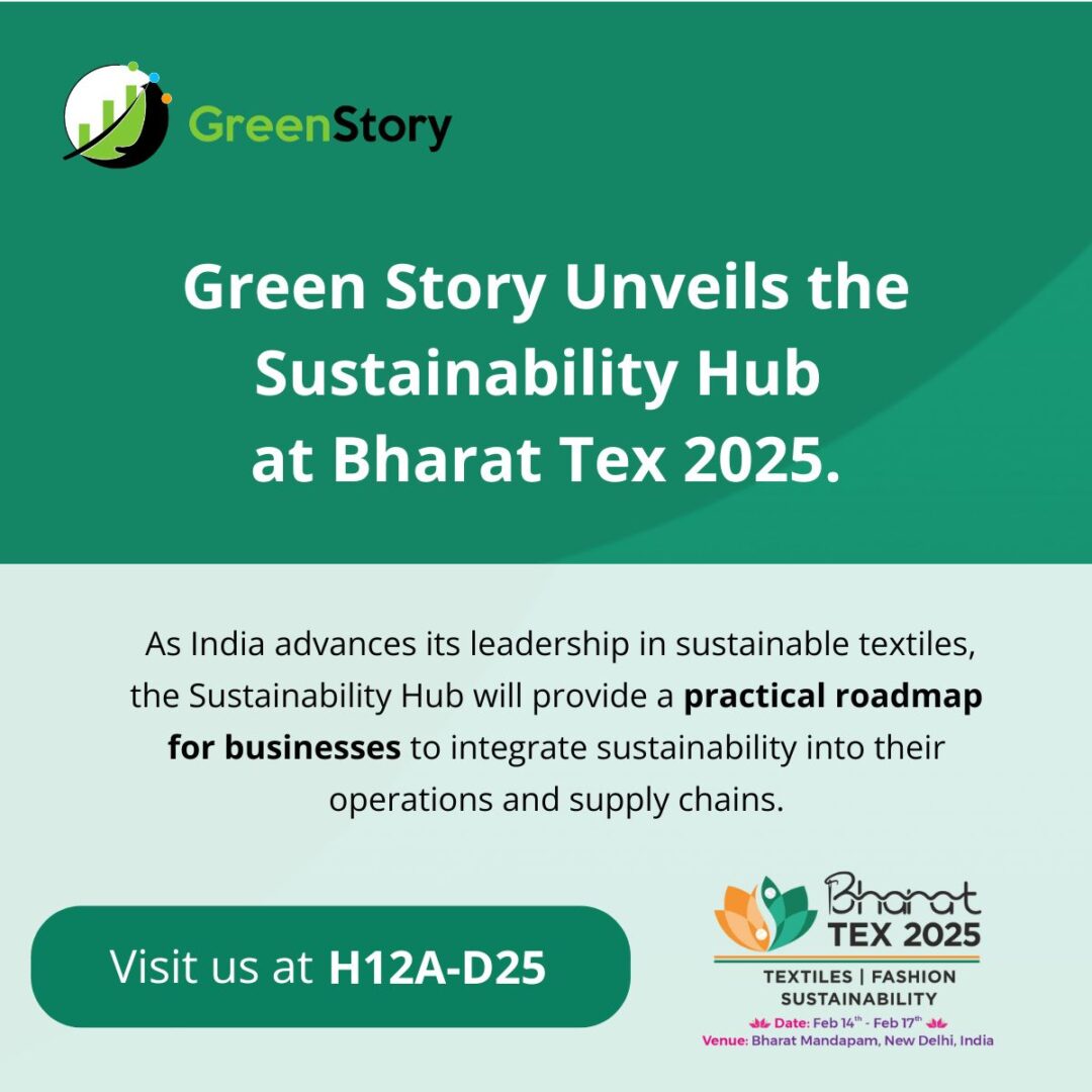 Green Story unveils the Sustainability Hub at Bharat Tex 2025