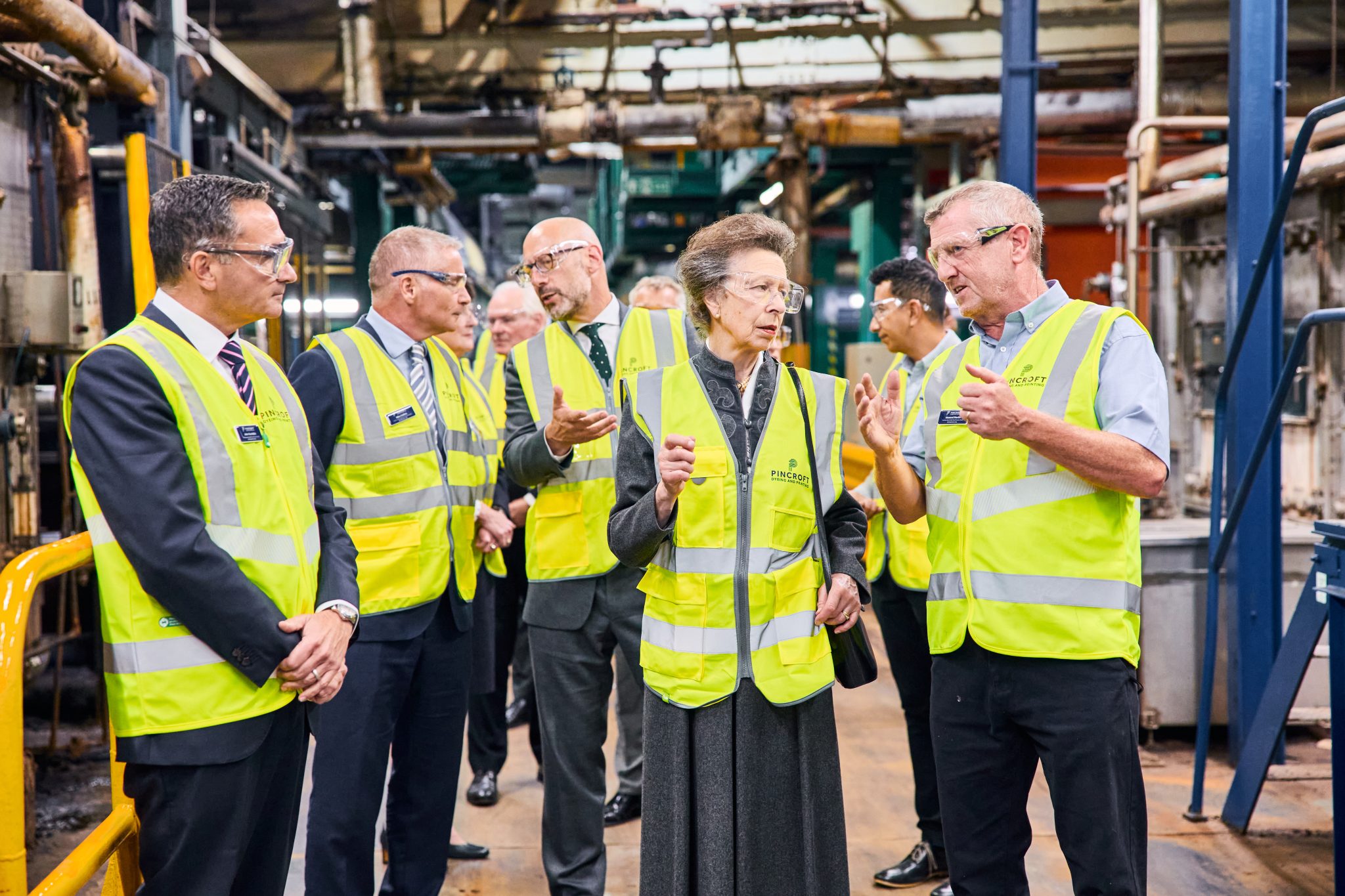 Royal visit celebrates Pincroft role in military textiles